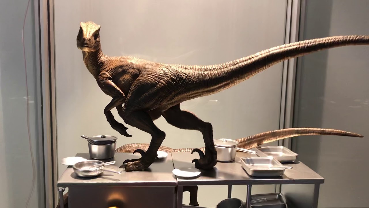Velociraptors in the Kitchen Diorama Art Scale 1/10 – Jurassic Park ...