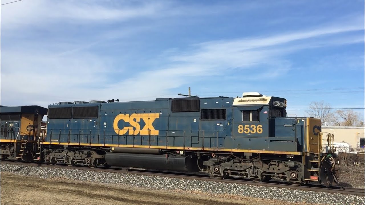 CSX L303-20 With SD50-3 8536 - YouTube