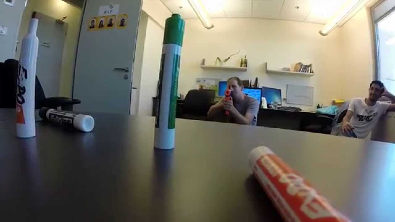 Nerf Gun + Marker Pens - YouTube
