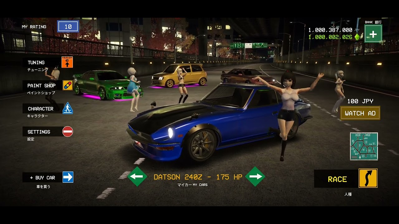 new update wangan midnight 240z in kanjozoku game#灣岸#fairlady#180z ...