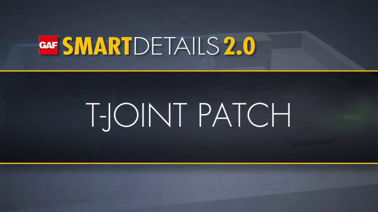 How to Install EverGuard T Joint Cover Patch | Smart Details by GAF ...