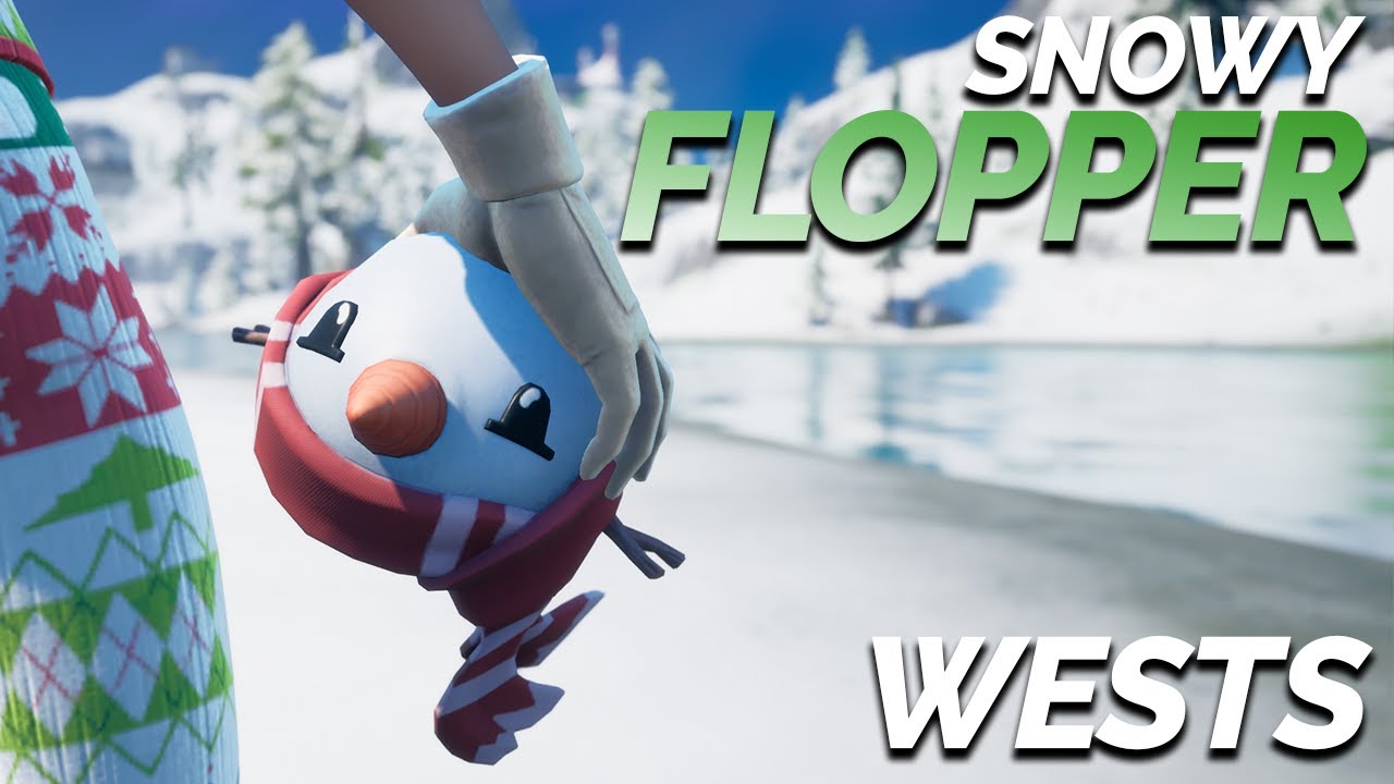 How to get the Snowy Flopper in Fortnite Chapter 2 Season 5! - YouTube