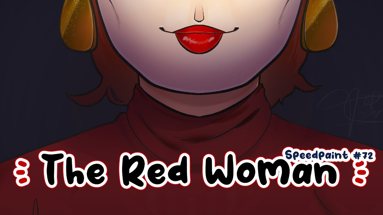 The Red Woman ☾ speedpaint+commentary - YouTube