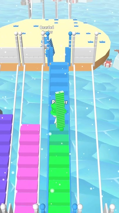 Bridge Race Gameplay | BRIDGE RACE | Collect blocks and get 1ST PLACE #gameplay # ...