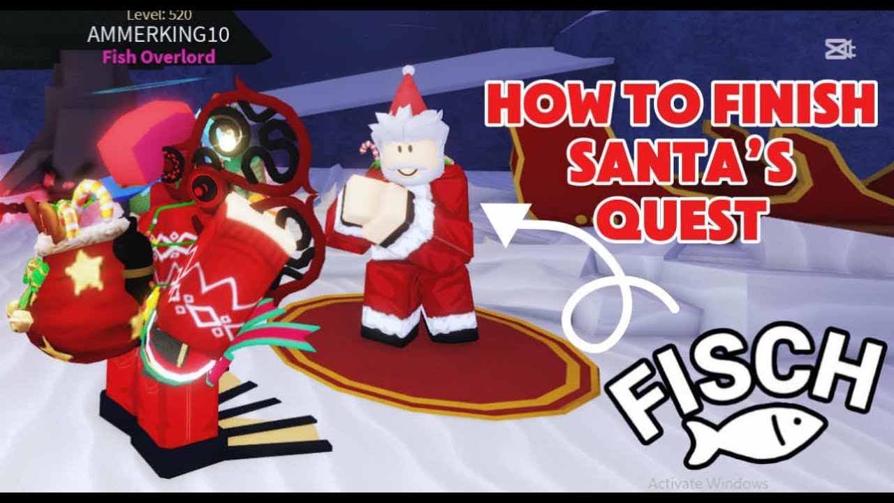 Fischmas small update. How to complete the Santa's quest in Fisch ...