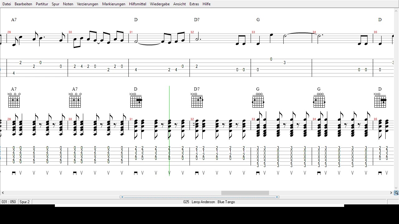 Leroy Anderson - Blue Tango - Tabs - YouTube