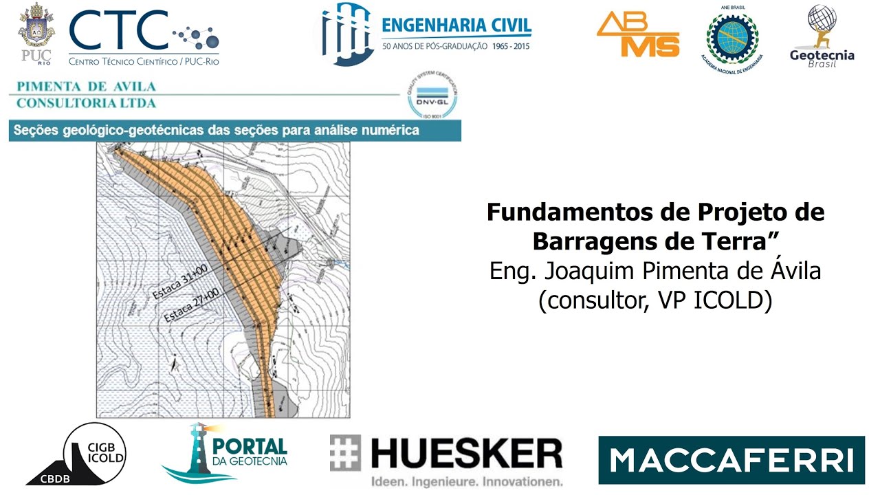 Minicurso online: Fundamentos de Projeto de Barragens de Terra - YouTube