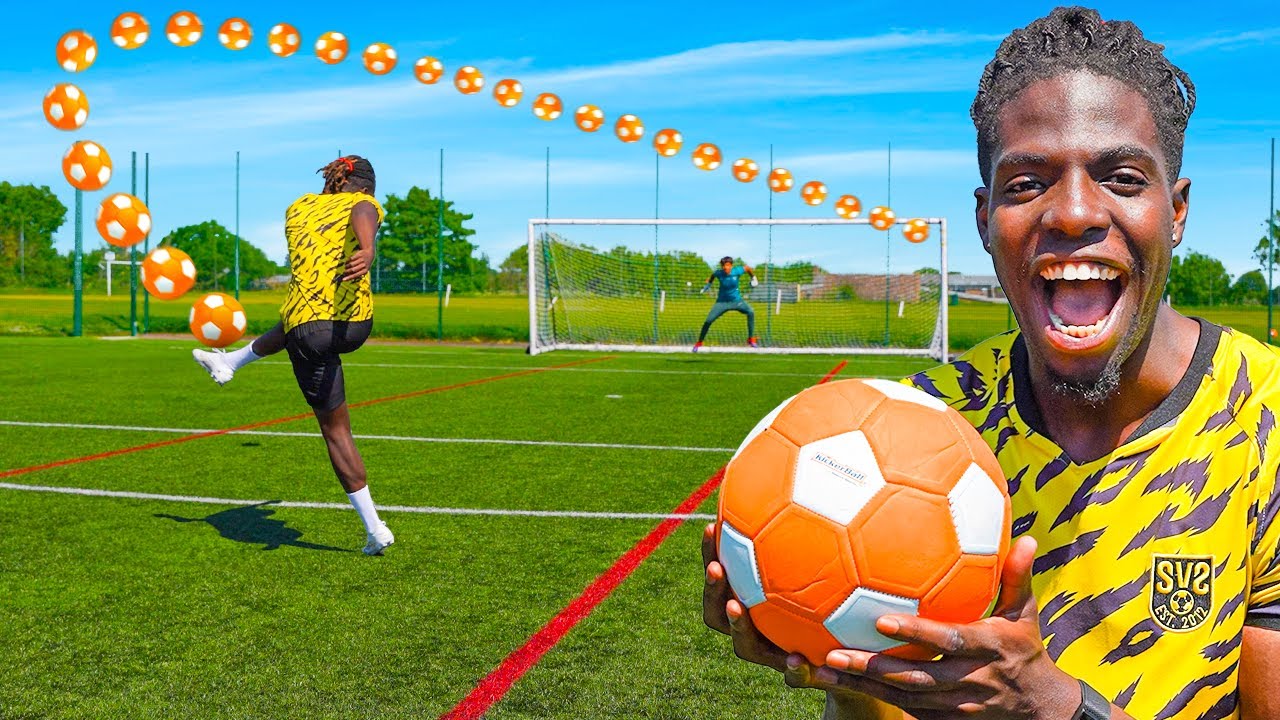 MOST OVERPOWERED FOOTBALL vs PRO KEEPER!! - YouTube