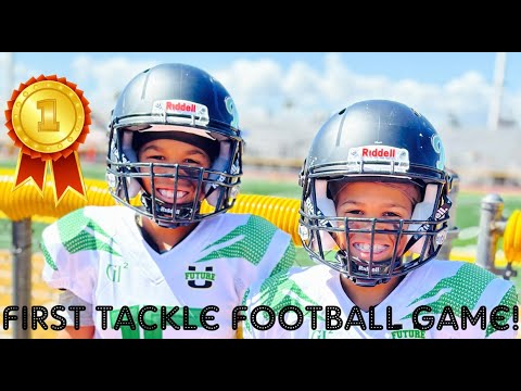 first tackle football game!🏈 - YouTube