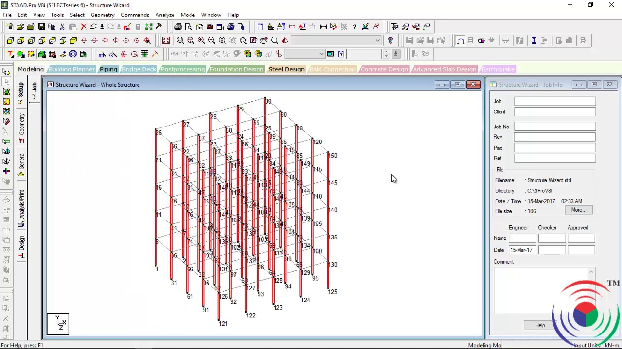 STAAD Pro:- How to use Beam Parallel To X Y Z in STAAD Pro - YouTube