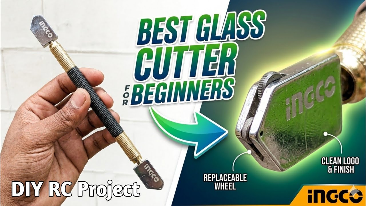 Best Glass Cutter for Beginner | INGCO Glass Cutter Review | Glass ...