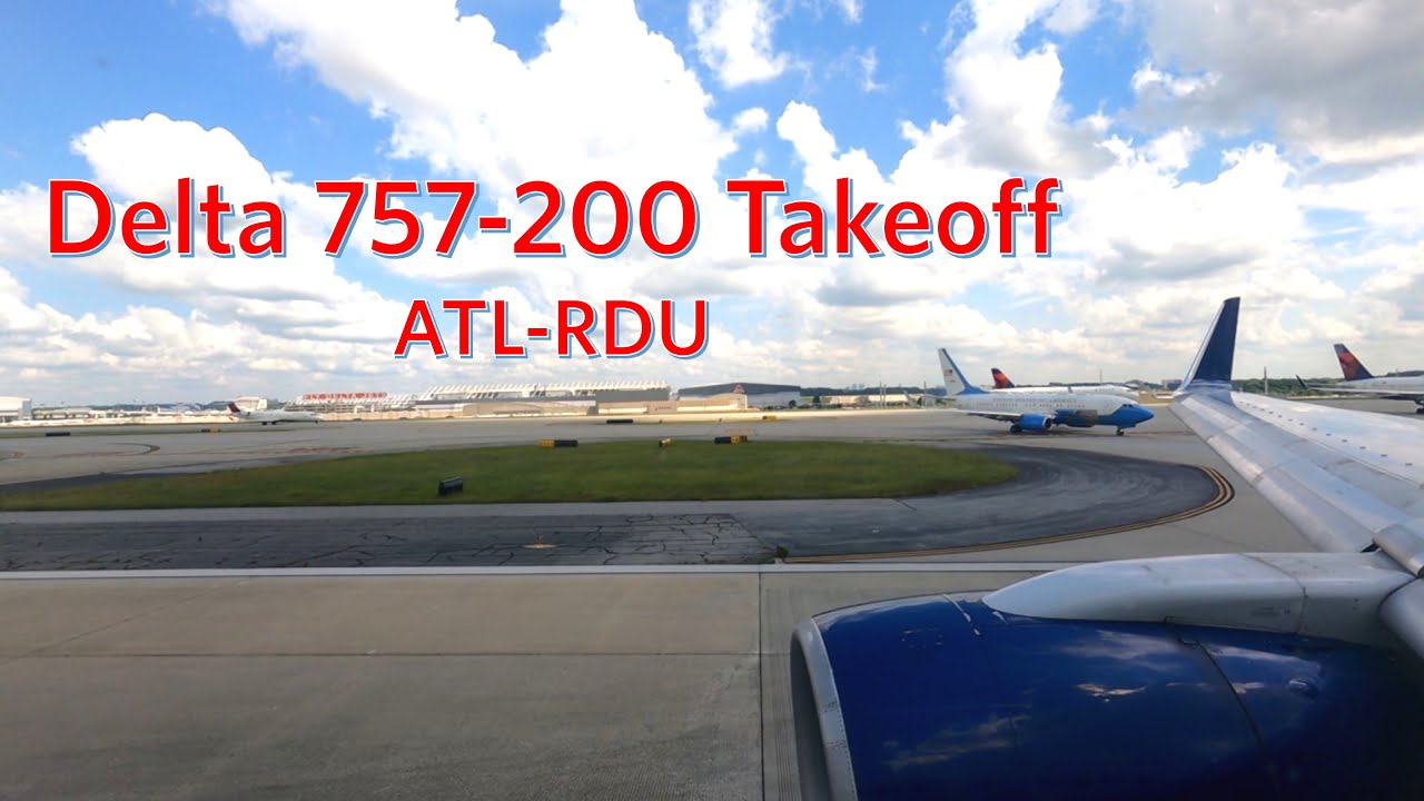 Delta 757 takeoff from ATL [4K] - YouTube