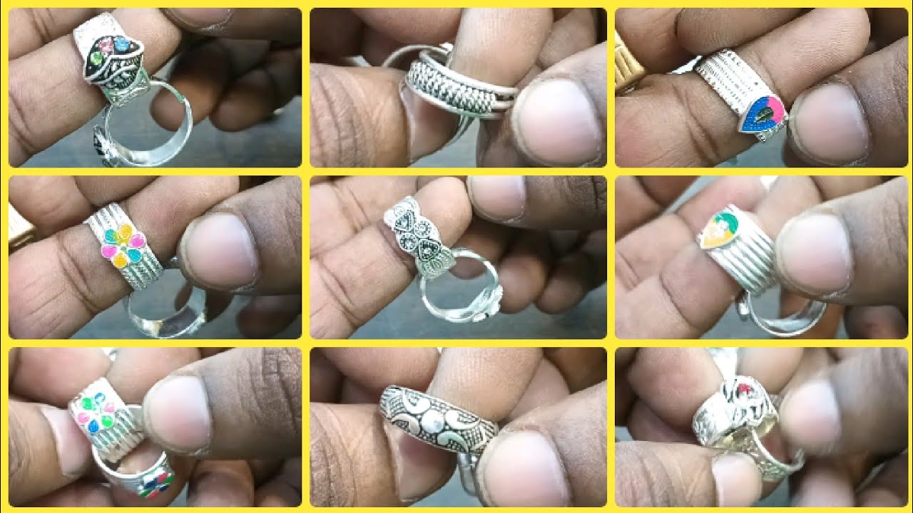 Silver Toe Rings 💥 | Velli Metti | Leg Rings | வெள்ளி மெட்டி - YouTube