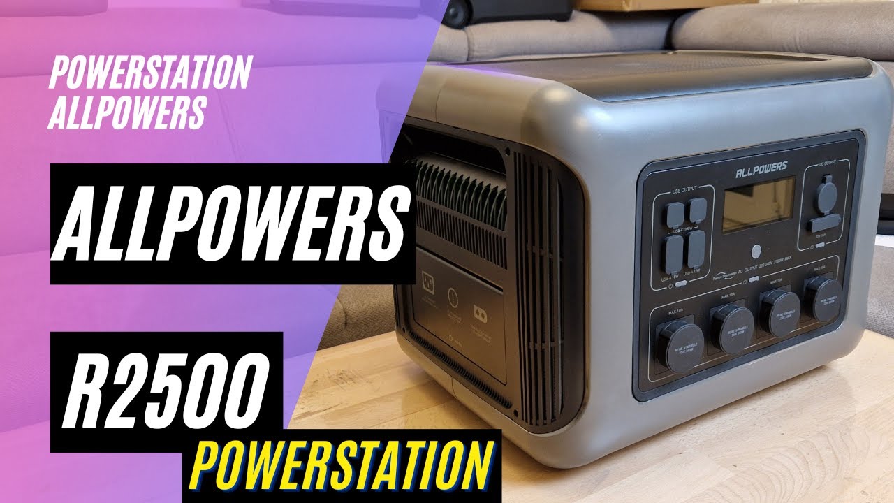 ⚡ ALLPOWERS R2500 Powerstation ( 2016Wh / 2500W ) - Powerstation mit ...