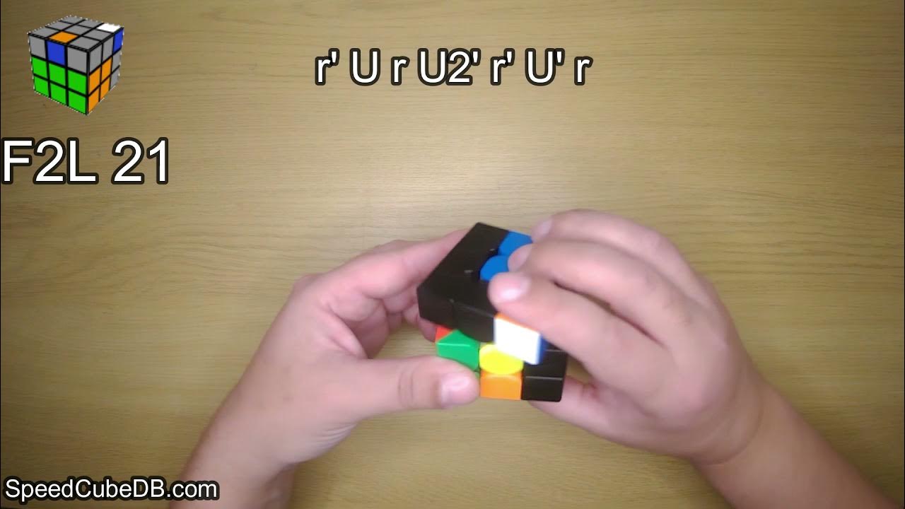 F2L Algorithms, BR Slot - F2L 21 - YouTube