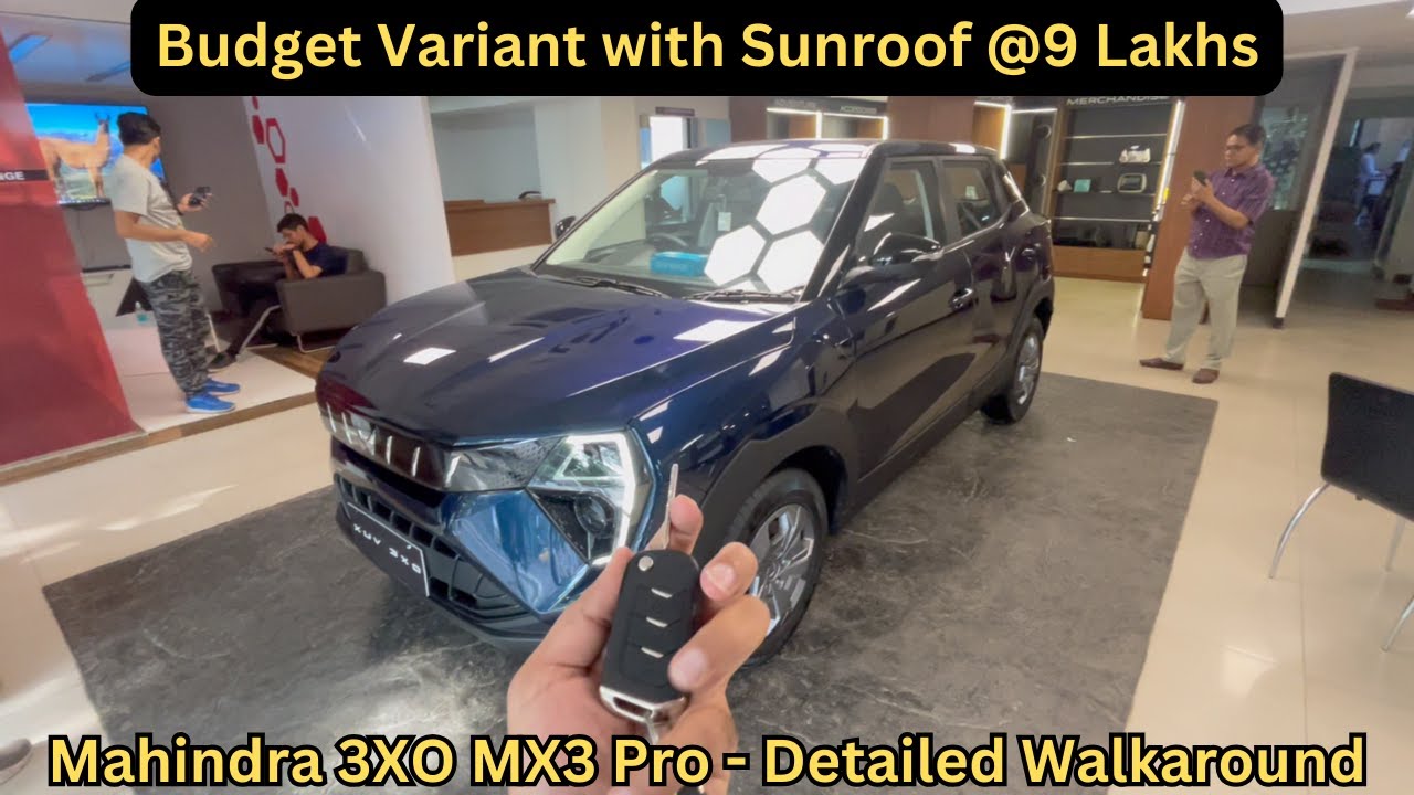 Mahindra XUV 3XO MX3 Pro । Petrol MT। Detailed Walkaround । - YouTube