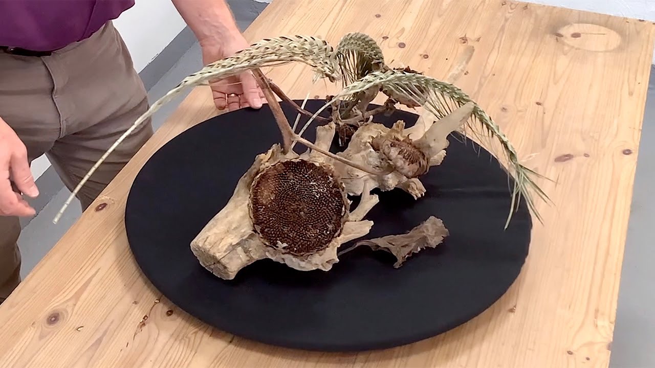 How To Make A Study Using Dried Materials - YouTube