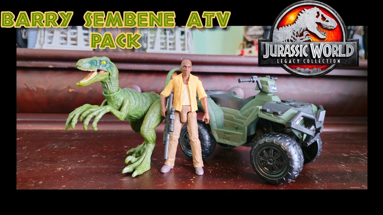 Jurassic World Legacy Collection Barry Sembène ATV Pack Review - YouTube