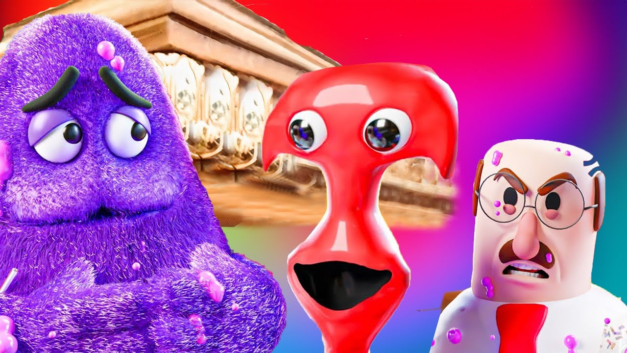 SIRINGEON & GRIMACE SHAKE (GARTEN of BANBAN 4 Animation) - Coffin Dance ...