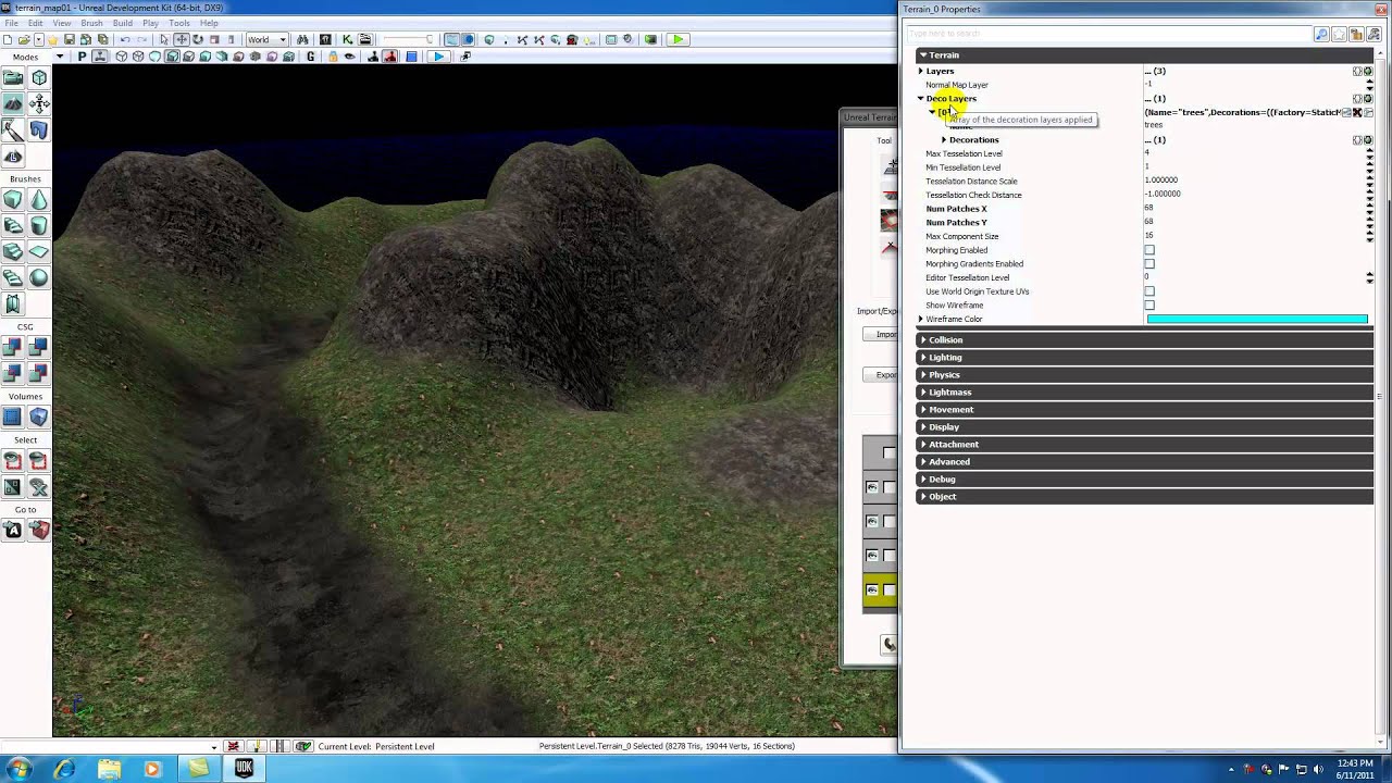Unreal Development Kit UDK Tutorial - 40 - Adding Trees and Plants ...