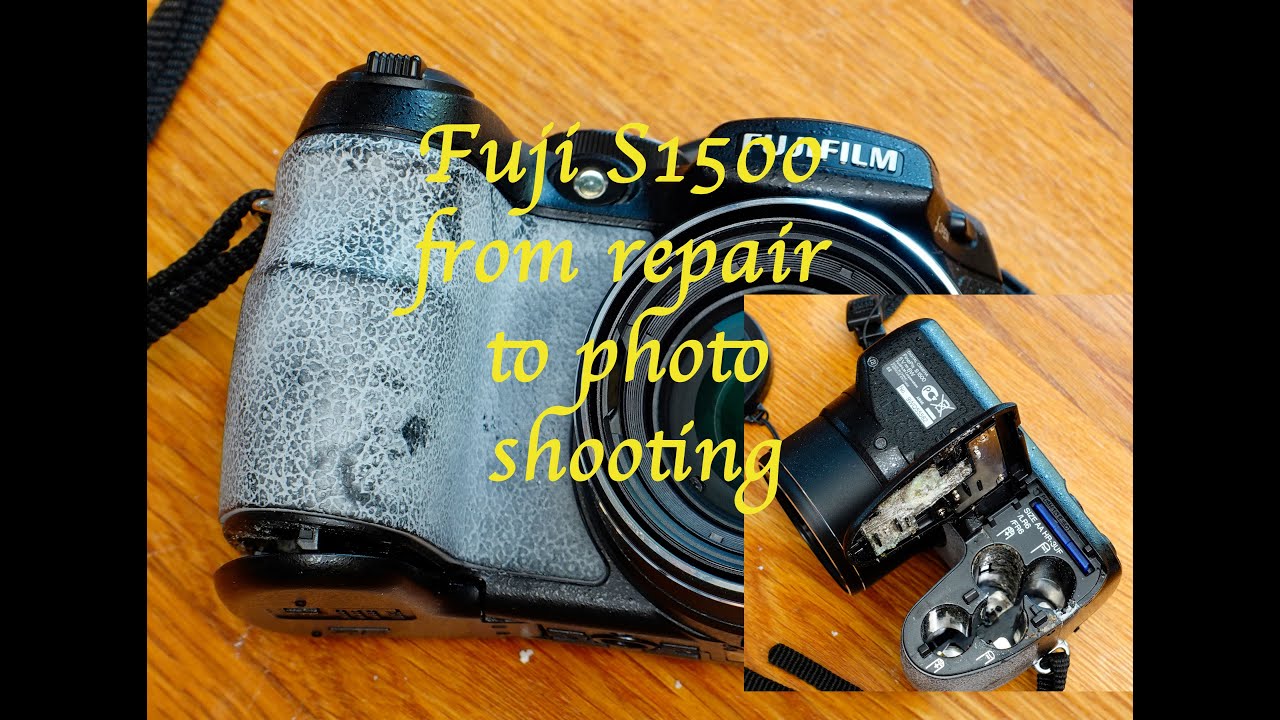 Fuji FinePix S1500 from repair to shooting - Remove corrosion-Bridge ...