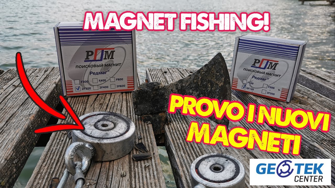 MAGNET FISHING! Nuovi MAGNETI da pesca by Geotek Center 🧲 - YouTube