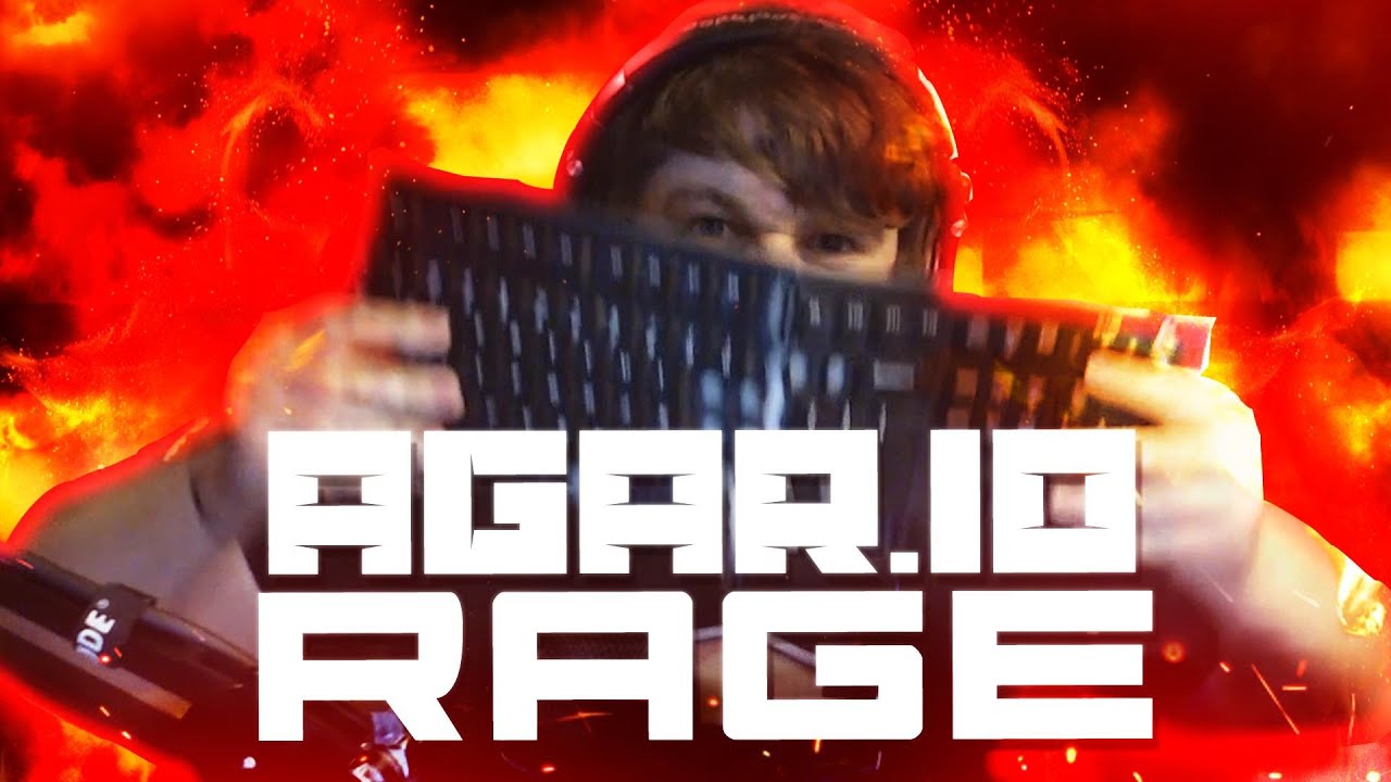 BROKE MY KEYBOARD (AGAR.IO RAGE) - YouTube