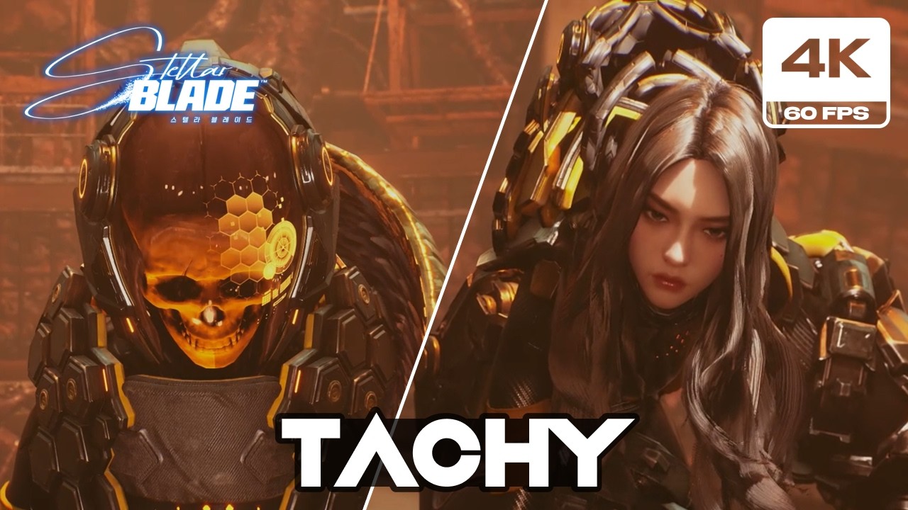 Stellar Blade - Tachy Boss Fight (4K 60FPS PC Very High Graphic ...