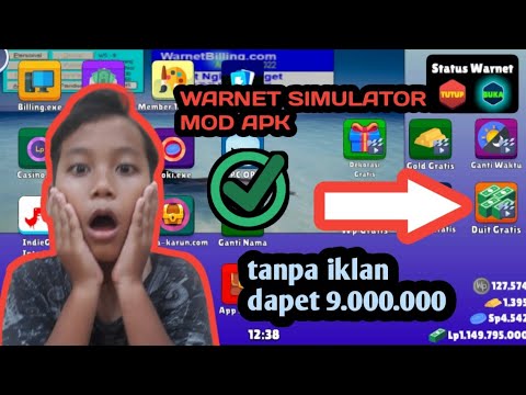 warnet simulator mod apk 100% berhasil - YouTube