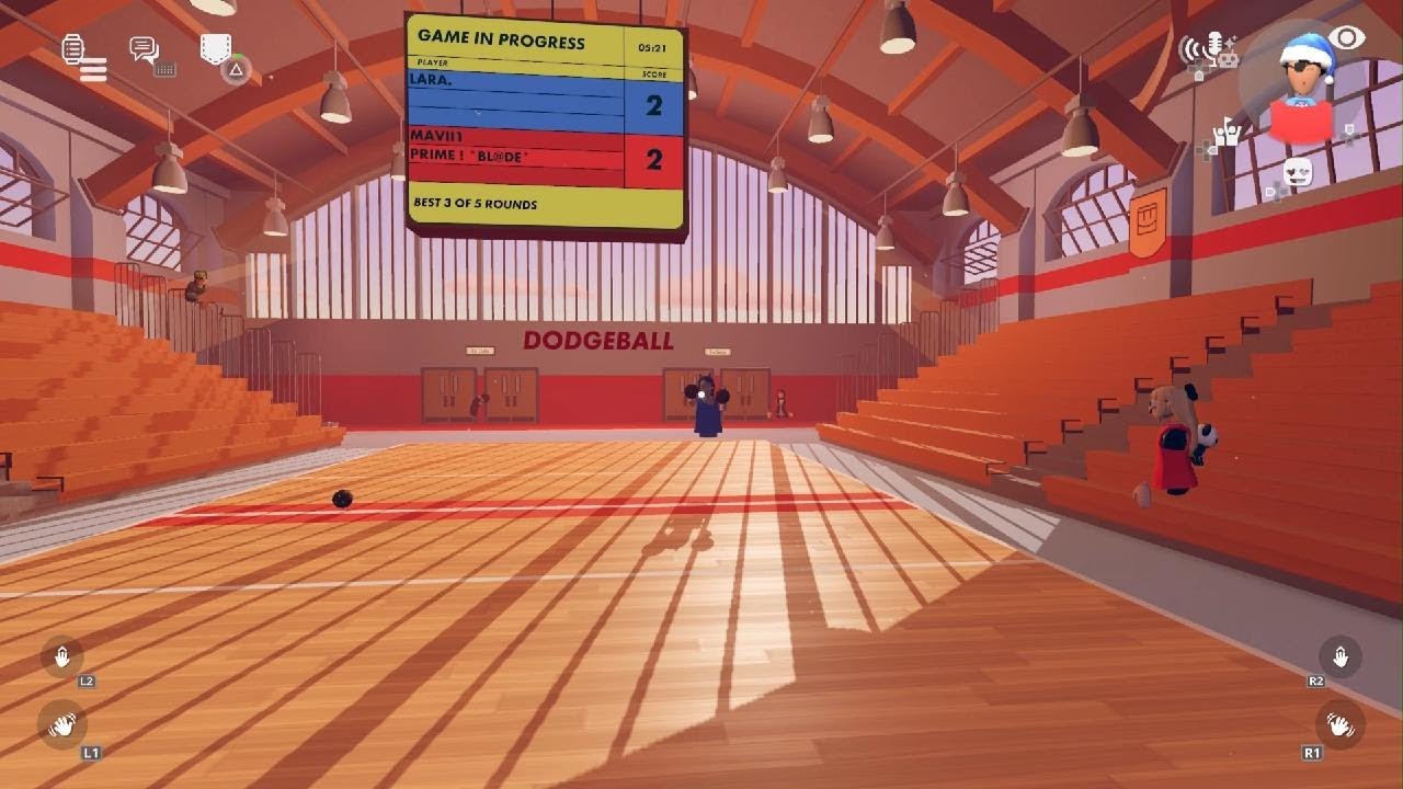 rec room dodgeball screen catch - YouTube