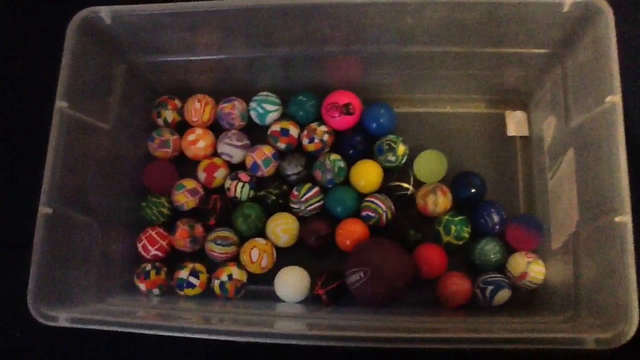 My bouncy ball collection - YouTube
