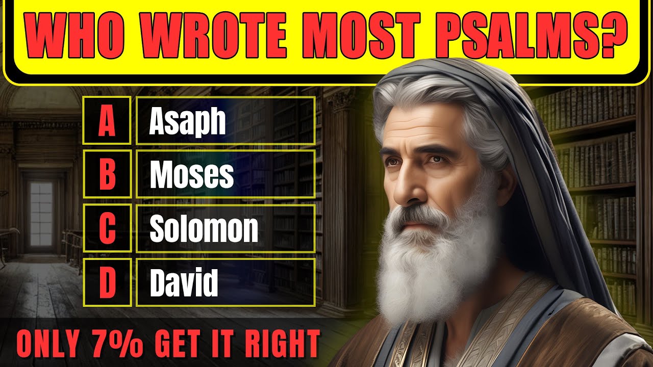 25 BIBLE QUESTIONS TO TEST YOUR BIBLE KNOWLEDGE - Easy Moderate Hard ...