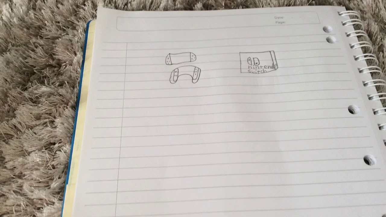 How to draw a Nintendo switch - YouTube