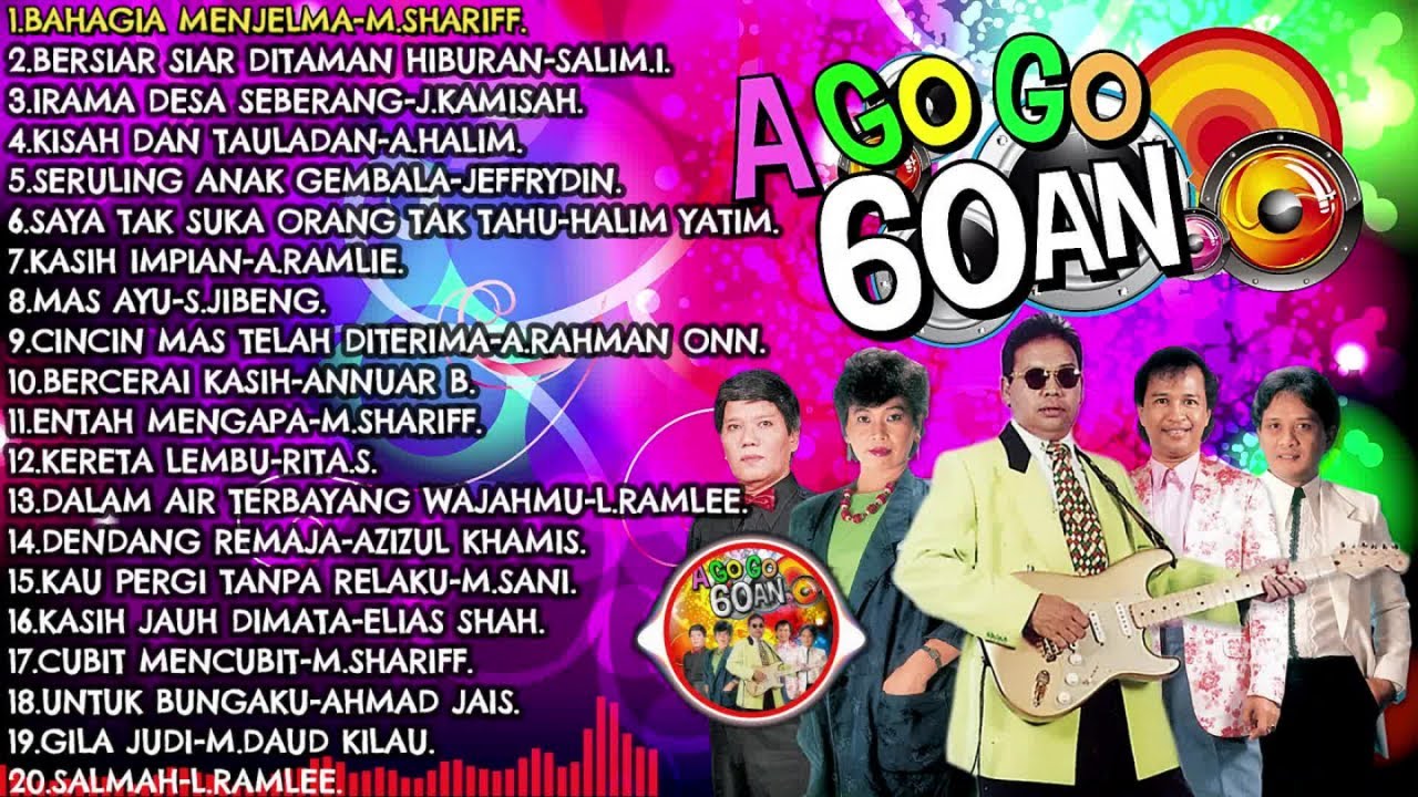 20 LAGU LAGU IRAMA A GO GO 60AN VOL.5 ZAMAN POP YEH YEH - YouTube