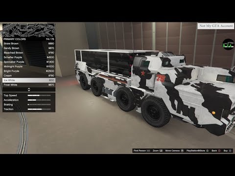 GTA 5 - DLC Vehicle Customization (Chernobog) and Durability Test - YouTube