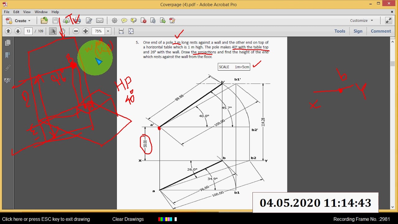 KERALA TECHNICAL UNIVERSITY PROJECTIONS OF LINES APPLICATION PROBLEM 2 ...