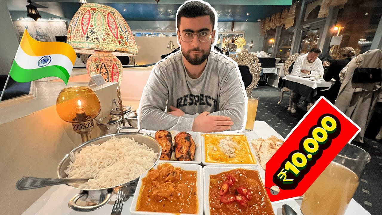 ₹10.000 Food | 5 Star INDIAN Luxury Restaurant | Thali | Samosa | # ...