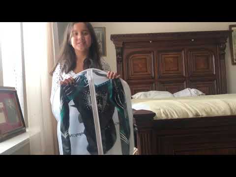 Trying on my competition gymnastics leotard