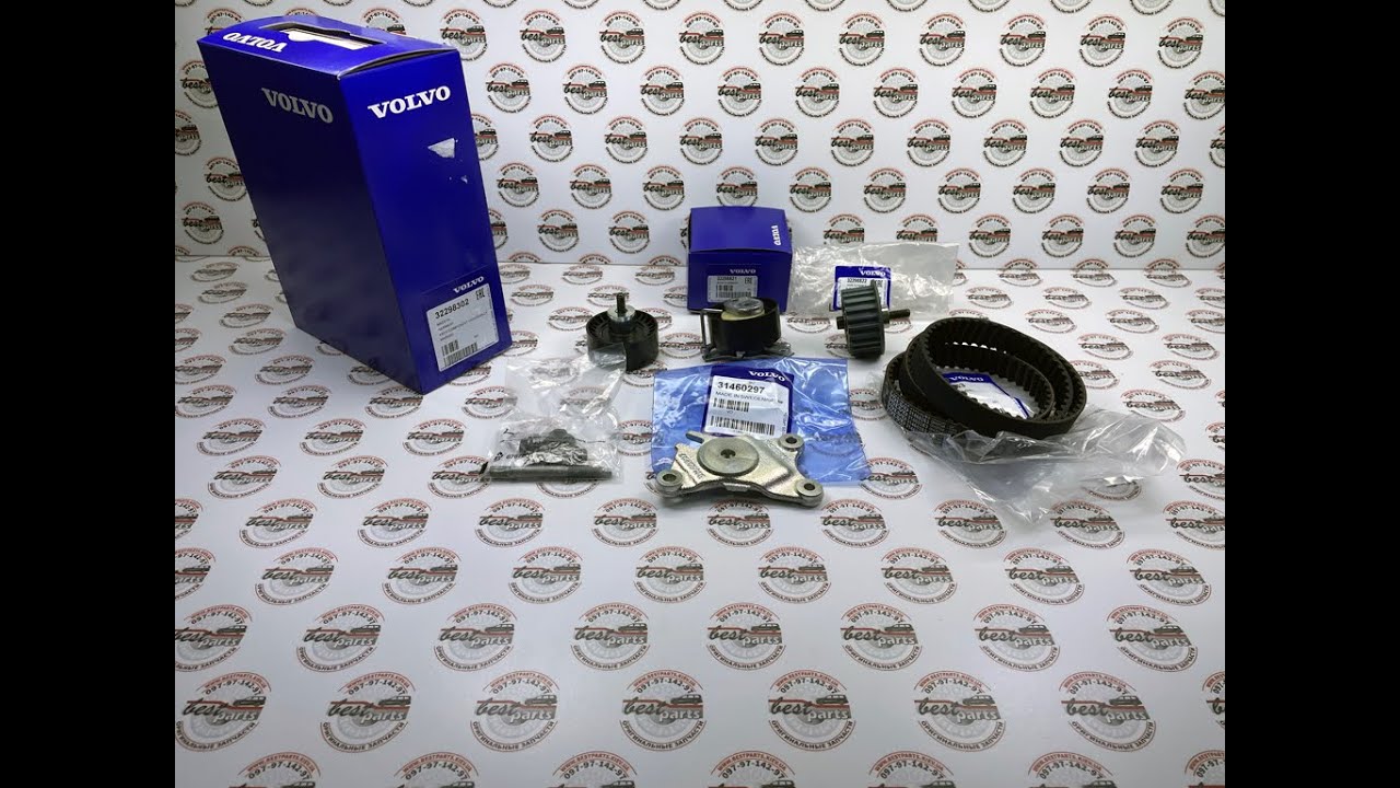 32298302 Ремень ГРМ с роликами и натяжителем в сборе Volvo XC90 (16 ...