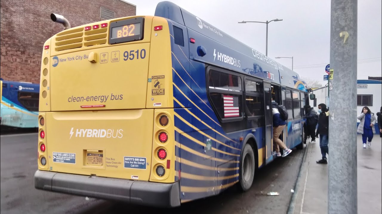 MTA NYCB | Riding 2020 New Flyer XDE40 #9510 on the B82 (READ DESC ...
