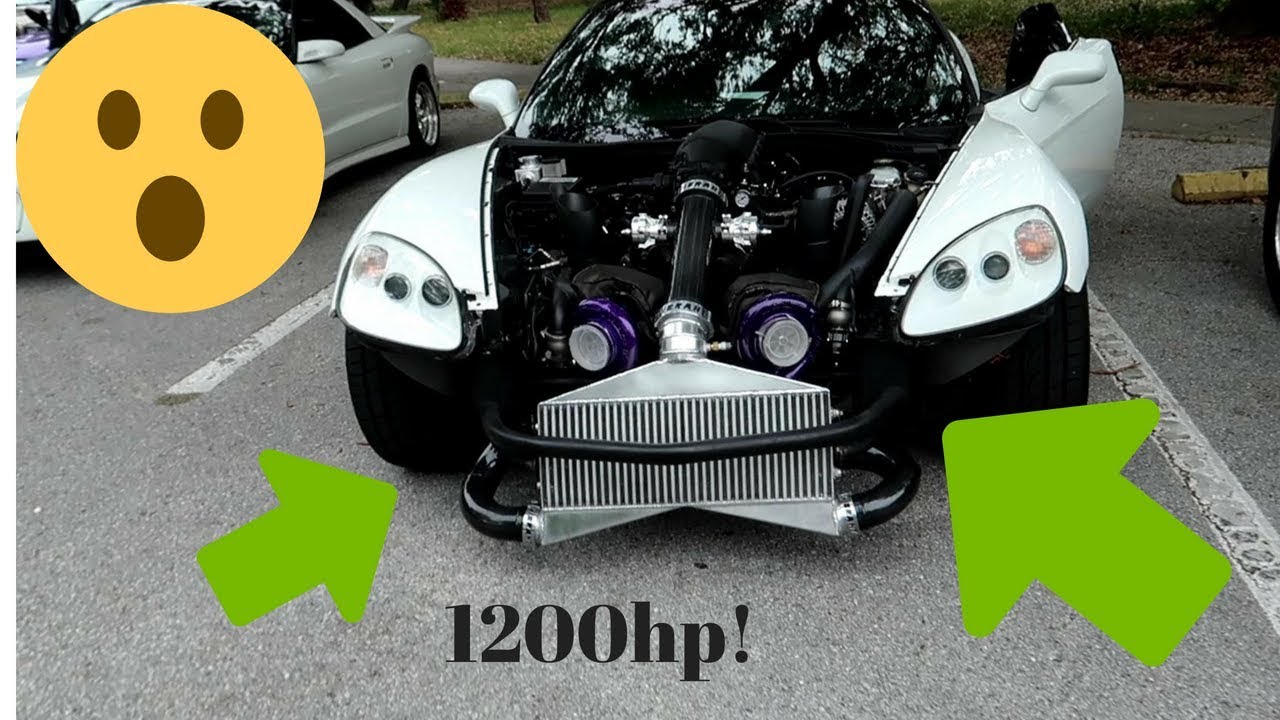 INSANE 1200WHP Twin-Turbo C6 Corvette CRAZY build from 1320 video- Must ...