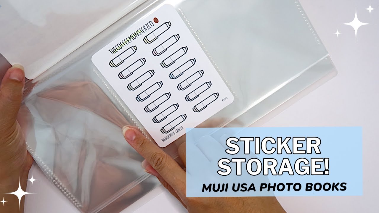 Muji Albums Sticker Storage, thecoffeemonsterzco etc | planner supplies ...