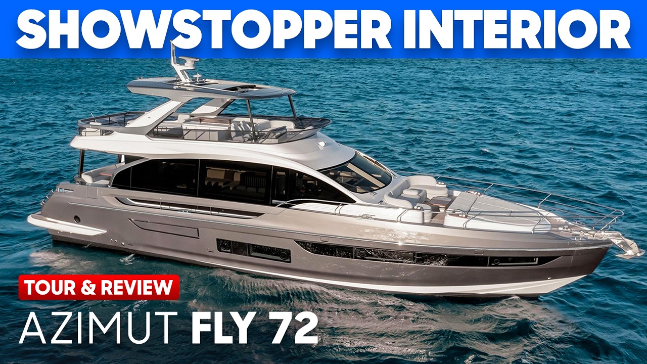 THIS Is How You Design a Yacht Interior 💎 Azimut Fly 72 Tour & Review ...
