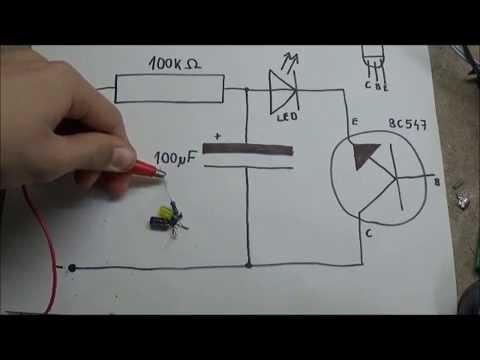 Schéma zapojení LED diody pro jednoduché použití