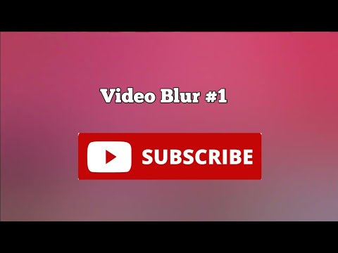 Video blur tutorial - YouTube