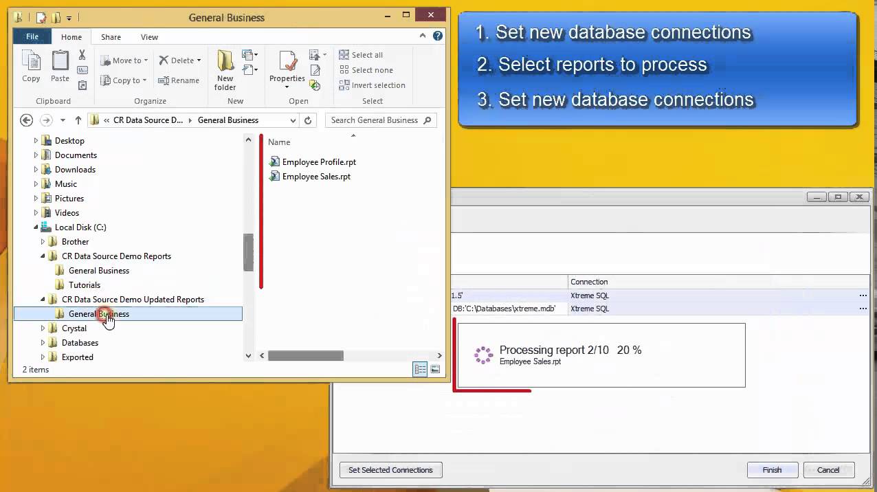 Crystal Reports Connection Update: R-Tag Crystal Data Source - YouTube