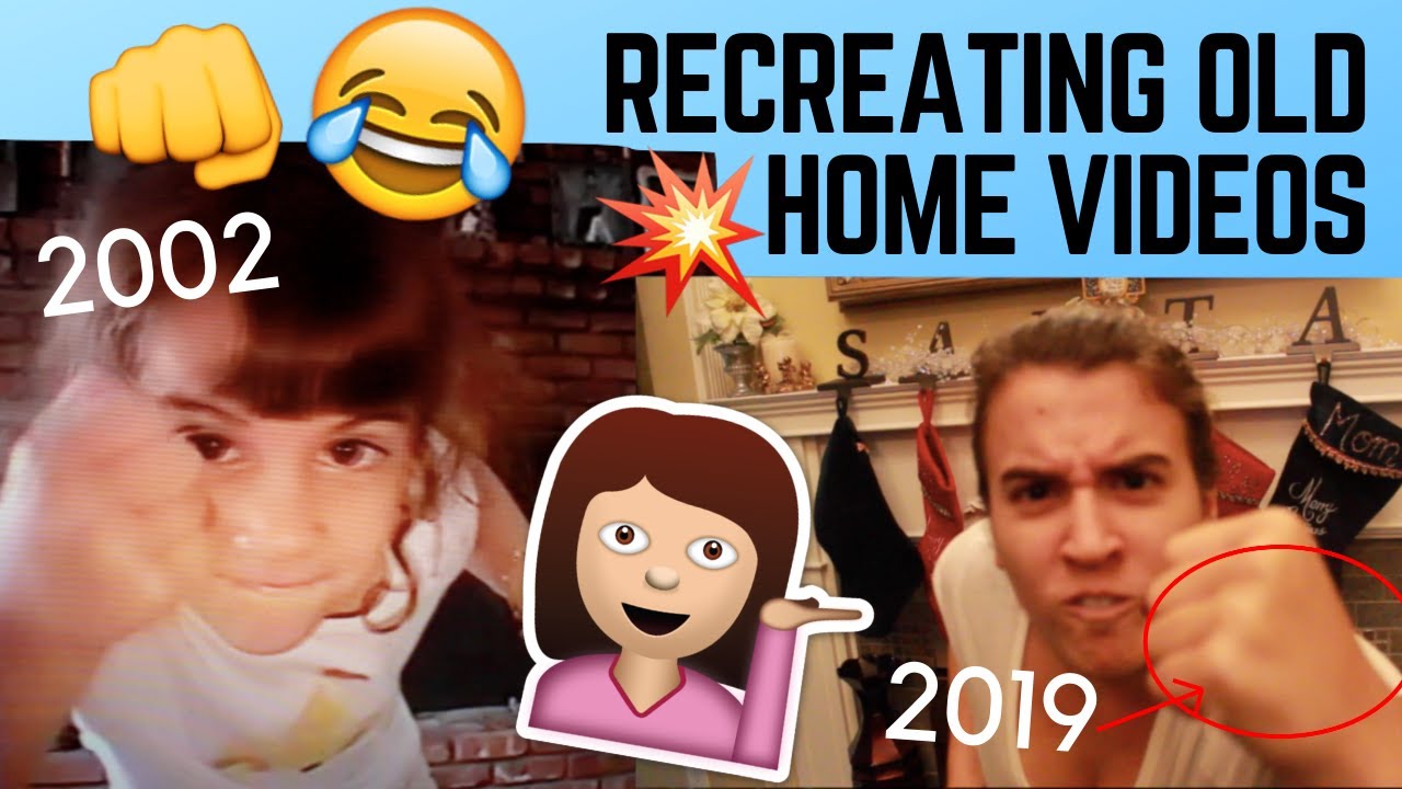 REMAKING OLD HOME VIDEOS! (Feeling #nostalgic or whatever) | Athena P ...