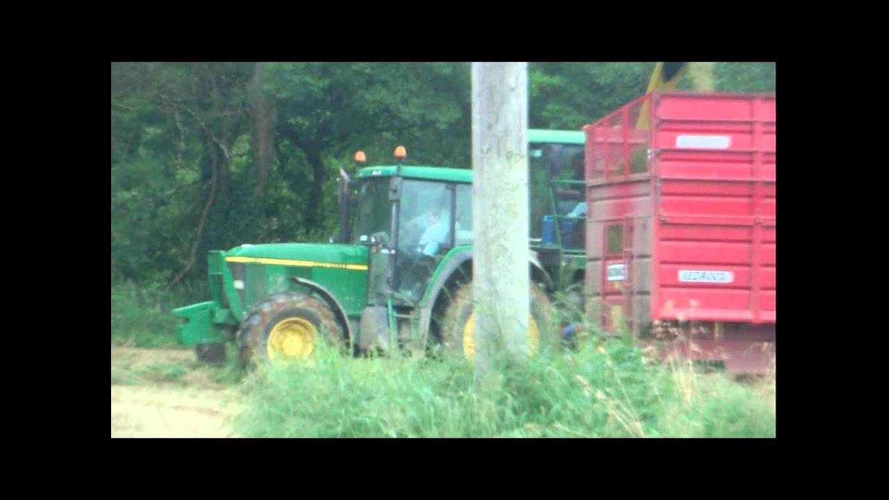 john deere 6810 lifting trough silage 2012 *** [HD] - YouTube