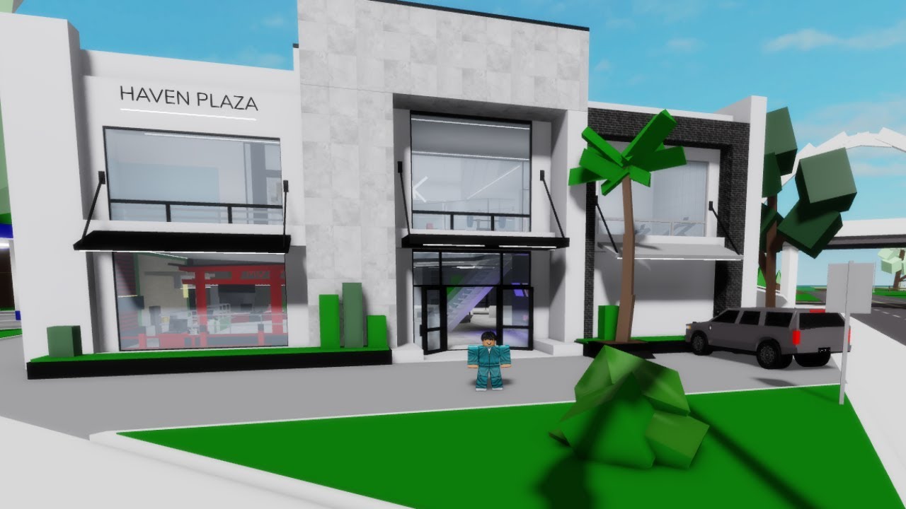 Brand new REVAMTED mall In Brookhaven (Roblox) - YouTube