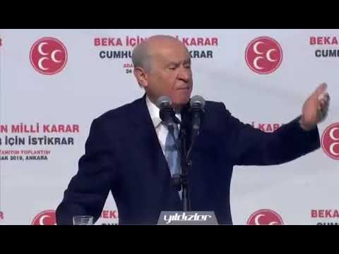 Devlet BAHÇELİ İllede bir tercih yapacak olursak; On defa, bin defa onbin defa beka diyeceğim.
